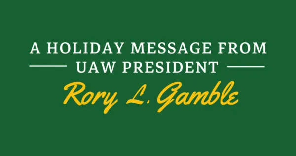 Happy Holidays | UAW Local 652